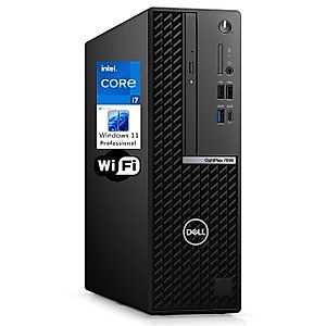 Dell OptiPlex 7000 7090 SFF Small Form Factor Business Desktop Computer, Intel Octa-Core i7-11700 Up to 4.9GHz, 32GB DDR4 RAM, 1TB PCIe SSD, DVDRW, WiFi, Bluetooth, Keyboard & Mouse, Windows 11 Pro