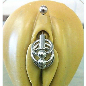 NAVIKO 14g TAP Dancer Barbell for VCH Piercing