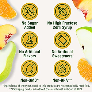 Del Monte No Sugar Added Variety Fruit Cups (Peaches, Pears, Mandarin Oranges), 4 Ounce (Pack of 12) 2002456