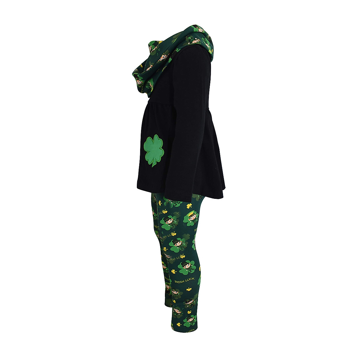 Unique Baby Girls St. Patrick's Day Leprechaun 3pc Legging Set (5)