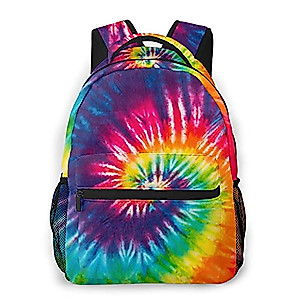 Tie dye Backpack bookbags high School for girls women highschool College Laptop Bag Casual Travel Daypack gift Hiking Camping
