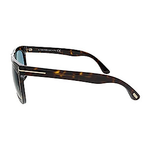 Tom Ford FT0513 Morgan Square Sunglasses, Dark Havana, 57-16-140
