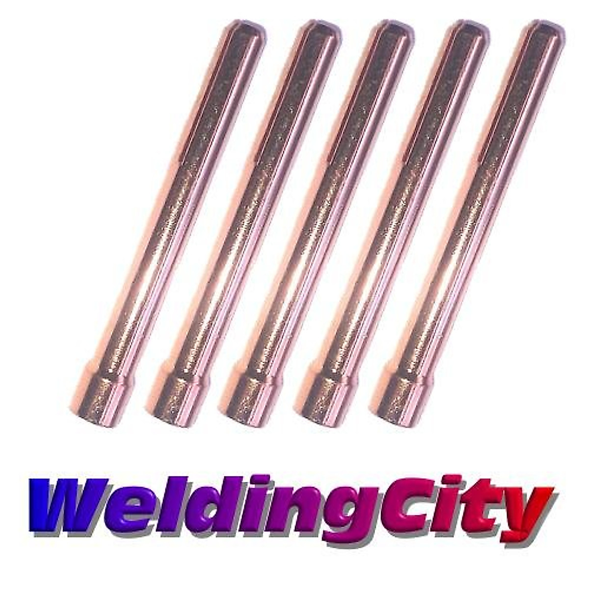 WeldingCity 5-pk Collet 10N24 (3/32") for TIG Welding Torch 17, 18 and 26 Series from Lincoln Miller ESAB Weldcraft CK