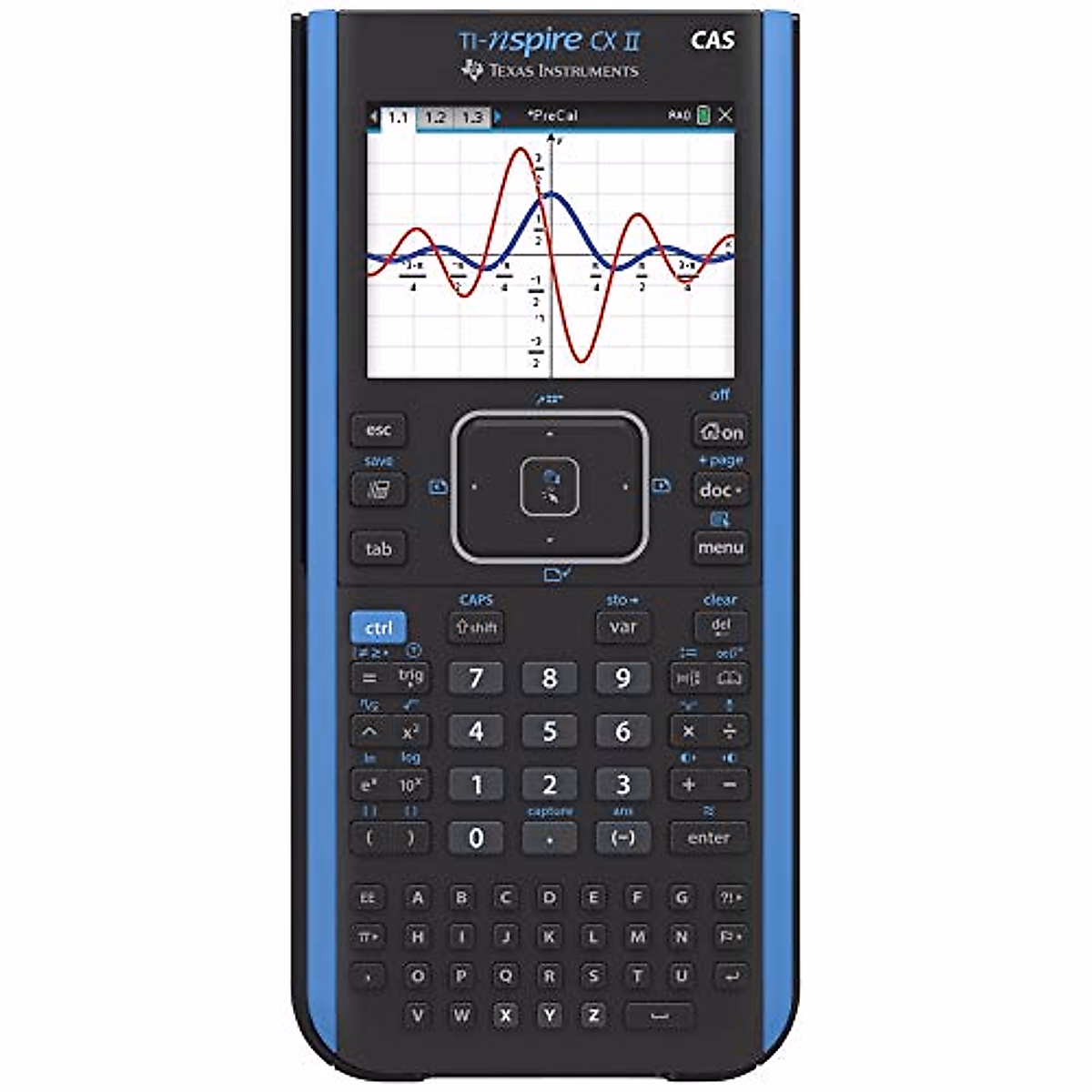 TEXAS INSTRUMENTS Graphing Calculator - USB - Battery (Pack of 10)