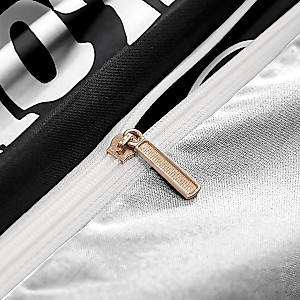 ZILOOK 3 Piece Bedding Set Printed Duvet Cover Set Printed Bed Comforter Cover Quilt Covers with Pillowcases for Your Own Bedroom Twin