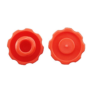 Orange Plastic Syringe Tip Cap, Syringe Tools suitable for All Size Syringe