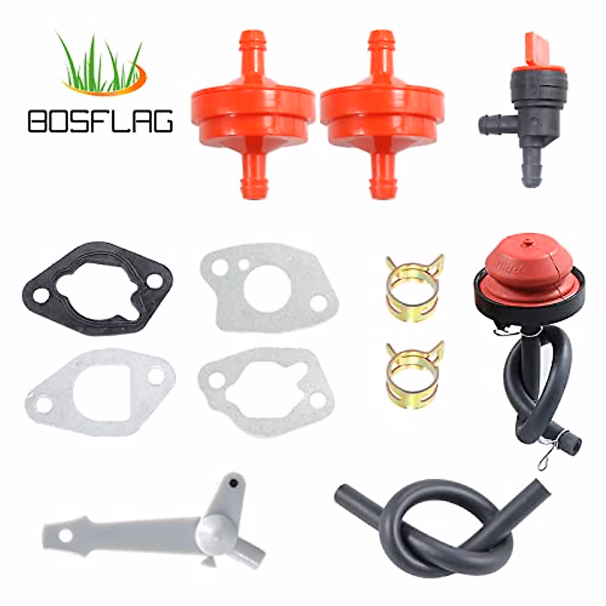 BOSFLAG 127-9008 Carburetor Replaces Toro 127-9008, 127 9008 for Toro Power Clear 721 QZE, 721 R-c, 721 R, 721 E and Ccr 6053 R, Ccr 6053 Es Quick Clear Snowthrowers