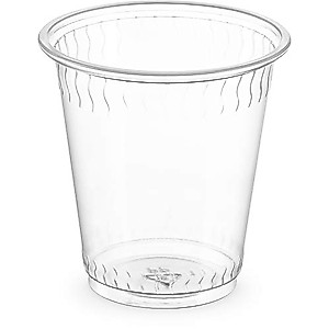 PLASTICPRO 3 oz Disposable Plasic Clear Drinking Cups [200 Count]