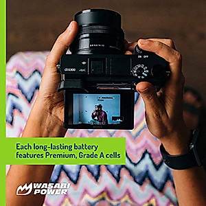 Wasabi Power Battery (2-Pack) and Dual Charger for Sony NP-F950, NP-F960, NP-F970, NP-F975 (L Series)