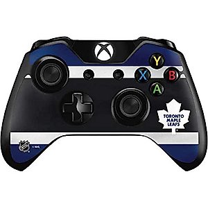 Skinit Decal Gaming Skin compatible with Xbox One Controller - Officially Licensed NHL Toronto Maple Leafs Jersey Design