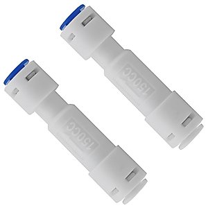 DGZZI 2PCS 1/4" 150CC Flow Restrictor with Quick Connect for RO Reverse Osmosis