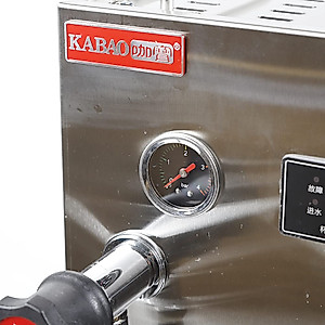 Commercial Milk Frother,Multi-Purpose Milk Frother 8L Full-Automatic Steam Boiling Water Frothing Machine, Electric Milk Foam Maker LCD Display for Espresso Coffee Tea Coffee Dessert Shop Milk Frother