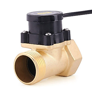 HT-800 G1 Thread 220V Magnetic Wate Flow Sensor Switch Pipe Boosting Pump Laser Machine Automatic Electronic Switch Control for Shower Low Water Pressure Solar Heater Water Circulation