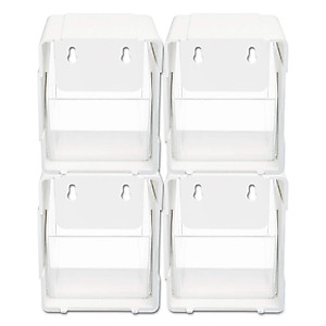 DEF421103 - Tilt Bin Interlocking 4-Bin Organizer