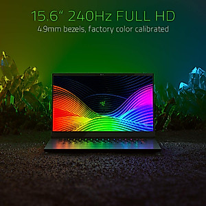 Razer Blade 15 Gaming Laptop 2019: Intel Core i7-9750H 6 Core, NVIDIA GeForce RTX 2080 Max-Q, 15.6" FHD 1080p 240Hz, 16GB RAM, 512GB SSD, CNC Aluminum, Chroma RGB Lighting, Thunderbolt 3