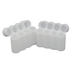 Protect Your Power - Slimline AA Battery Case, Soft Durable Material - Pack of 2 (Holds 4 Batteries)