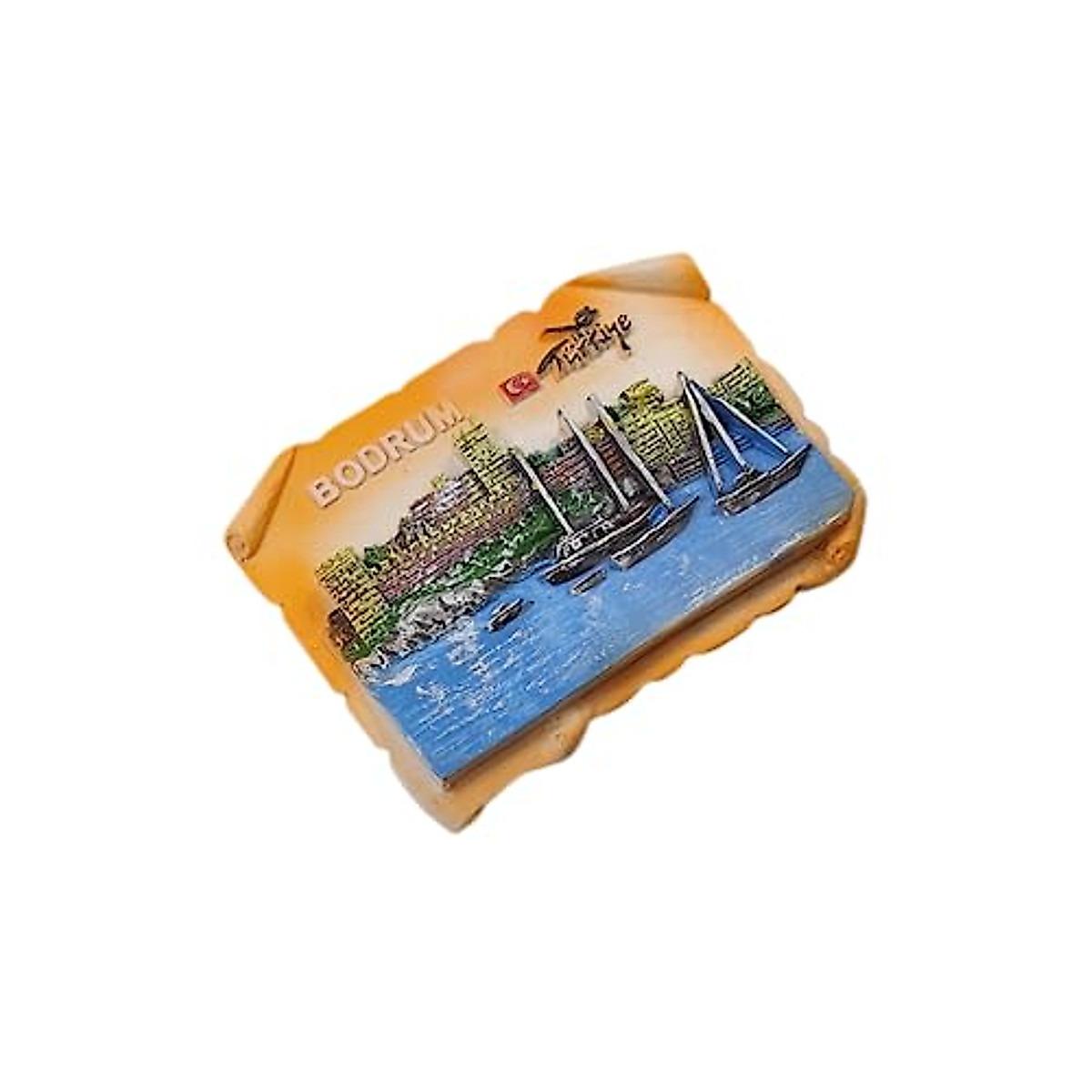 Bodrum Turkey Refrigerator Magnet Travel Gift Souvenir Fridge Magnet Home Kitchen Decoration 3D Fridge Magnetic Sticker