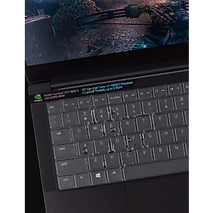 Keyboard Cover for 15.6" Razer Blade 15 Base & Razer Blade 15 Advanced 2022 2021 2020 Gaming Laptop & Razer Blade 17 2022 & Razer Blade Pro 17, Razer Blade 15 2022 Keyboard Skin Protector - TPU