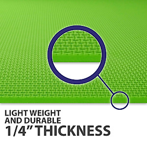 GigaTent Ultralight Foam Outdoor Camping Yoga Mat for Travelling, Camping, and Hiking Green