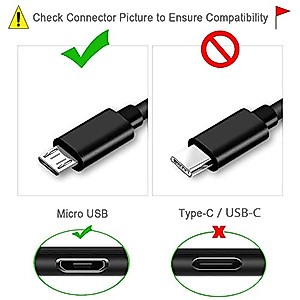 AC Power Adapter Wall Charger for Alcatel Phone Cingular Flip 2 40440, MyFlip, Go Flip, QuickFlip Charger Direct Cable Cord