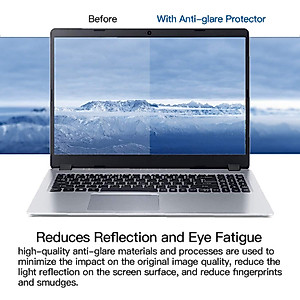 F FORITO 2-Pack 15.6 Inch Laptop Anti Glare(Matte) Screen Protector Cover for All 15.6 inch 16:9 Aspect Ratio Screen Laptop, Scratch Proof, Dust-Proof and Fingerprint Resistant