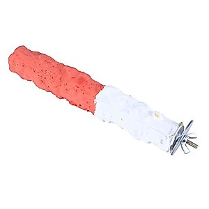 TEHAUX 1 pcs Bird Parrot Stand Perches, Cuttlebone Calcium Perch Standing Pole Bird Perch, Bird Toys for Parrots- Bird Cage Accessories