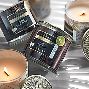 CLCo by Candle-lite Scented Candles, Wine Cellar Fragrance, One 14 oz. Single-Wick Aromatherapy Candle with 90 Hours of Burn Time, White Color