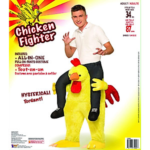 Forum Novelties Men's Chicken Fight Costume, Yellow, Standard