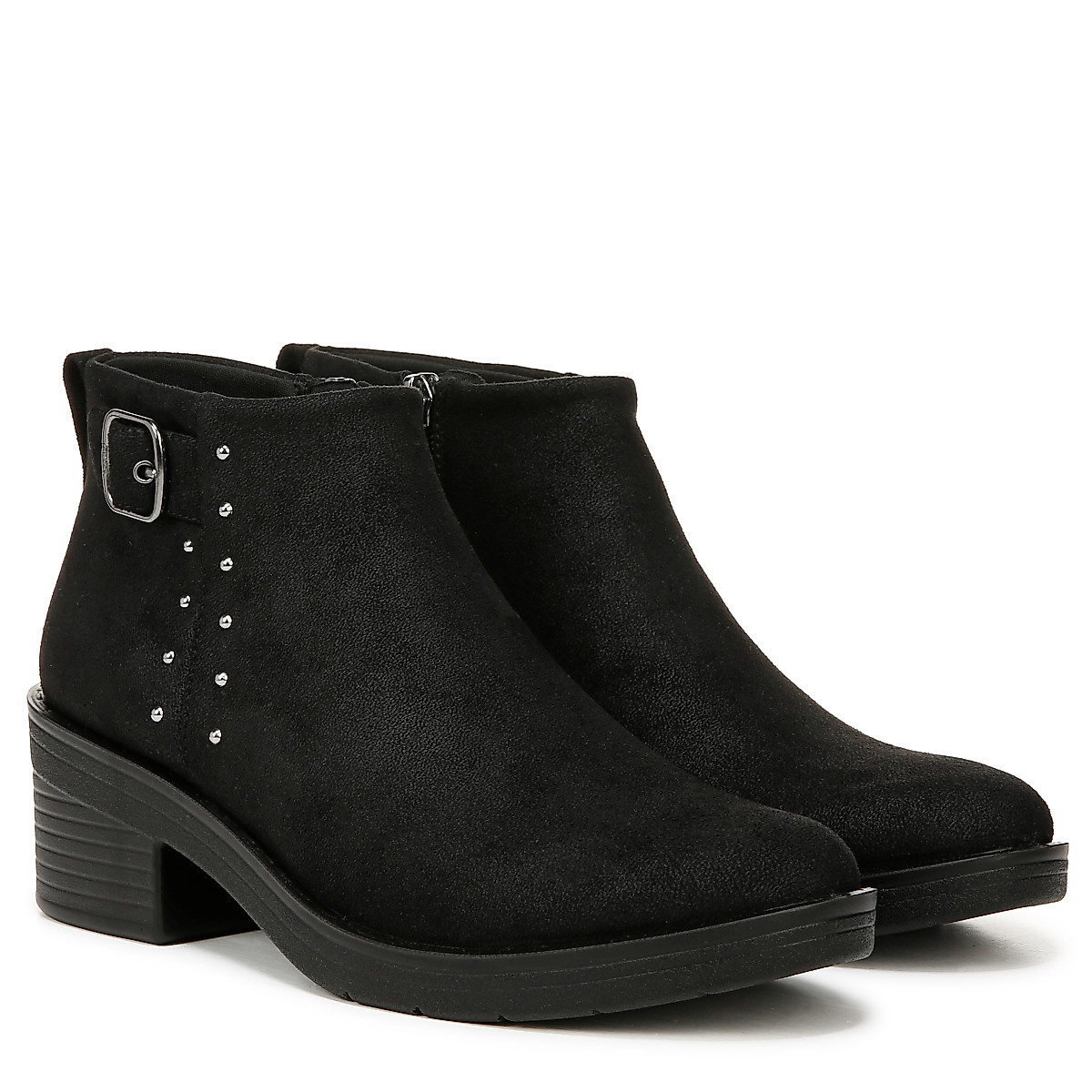 BZees Women's Other Half Comfort Fahion Ankle Boots Black 8.5 M