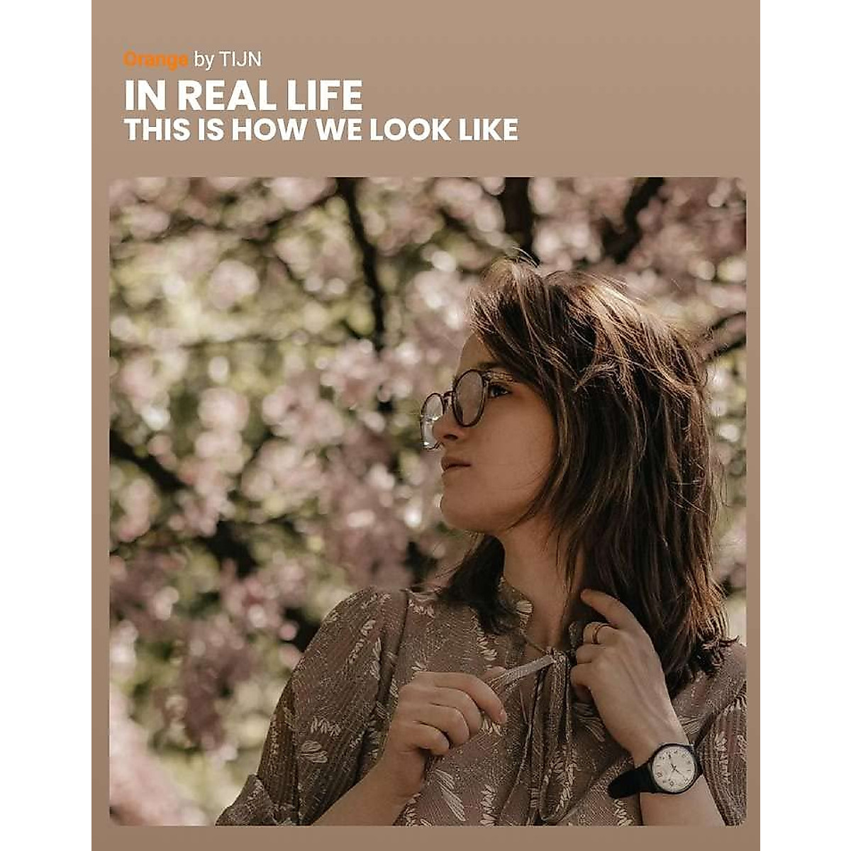 TIJN Vintage Glasses for Women Men Thick Round Rim Eyeglasses Clear Lens