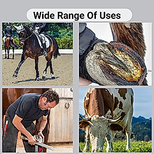 Farriers Hoof Nipper, Stainless Steel Goat Hoof Trimmer with Ergonomics Grip, Non‑Slip High‑Hardness 16.1In Cow Hoof Pincers Livestock Equipment for Hoof Trimming