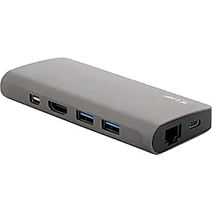 LMP - 4K USB-C Travel Docking Station with 9 Ports - Space Gray