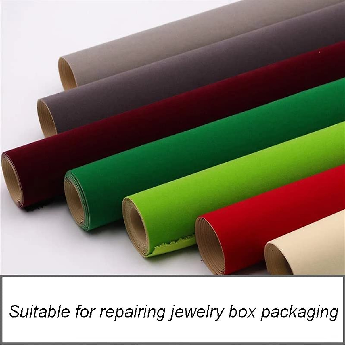 1Pcs/Set 50x148cm Self Adhesive Velvet Roll Felt Fabric Velvet Flocking Liner for Jewelry Drawer Box Shelf Crafts-Self Adhesive Velvet Flock Contact Paper Roll Shelf Liner for Jewelry Drawer