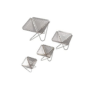 Snow Peak Pack & Carry (M) Fireplace - Made of Durable Stainless Steel - 13.75 x 13.75 x 9.75 in