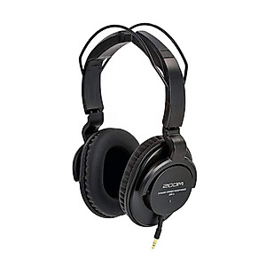 Zoom LiveTrak L-8 Portable 8-Channel Digital Mixer and Multitrack Recorder Bundle with 4x Zoom ZDM-1 Mic with Headphones, Windscreens and Stands + Cleaning Cloth – 4 Person Podcasting Bundle