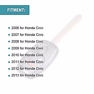 SELEAD 4 Buttons Key Fob Keyless Entry Remote fit for 2006-2013 for Honda for Civic Antitheft Keyless Entry Systems 3248A-S0084A 1pc US Stock