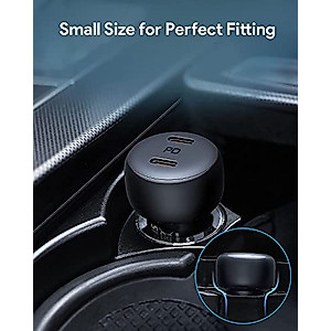 [Apple MFi Certified] USB C Car Charger, for iPhone Fast Car Charger PD 40W Dual Ports 2Pack Car Phone Charger with Lightning Cable Compatible with iPhone 14/13/12/11/Pro/MAX/XS/iPad Pro/Samsung