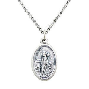 Rosemarie Collections Irish Religious Medal St Bridget and St Patrick Pendant Necklace
