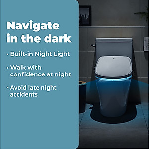 Inus R52 Korean Electric Bidet Toilet Seat, Deodorizer, Cleansing+, Wand Cleaning Heated Seat, Eco Mode, Tankless, Remote Control, Smart Home, Water & Seat Temperature Control, Elongated, White