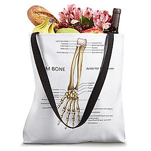 Funny Anatomy Arm Bon Human Anatomical Science Education Tote Bag