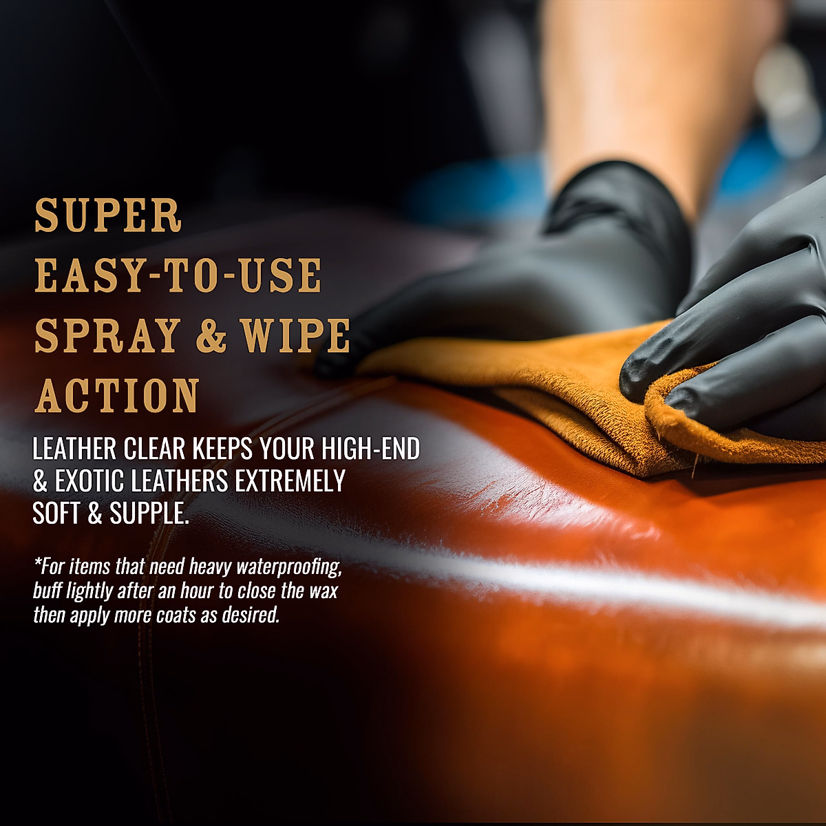 Doc Baileys Clear Leather Cleaner and Conditioner - Waterproof Fine Leather Softener for Boots, Saddles & More - 4oz, 2 Packs