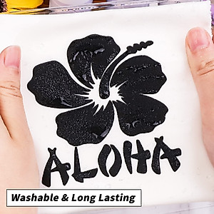 WRAPXPERT Puff Vinyl Heat Transfer Black 3D Puffy HTV Iron on Vinyl for Tshirts,Easy Cut/Transfer Foaming HTV Roll for Heat Press,Clothing,10" x5ft