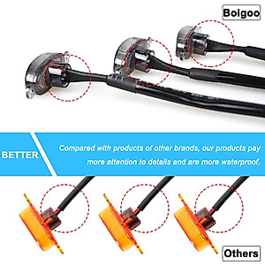 Boigoo Front Grill Lights compatible for Ford Raptor F150 Grilles 2010-2014 & 2017-up, Yellow LED Parking/Running Amber Light, Not for Aftermarket Grille | 2011 2012 2013 2018 2019 2020 2021