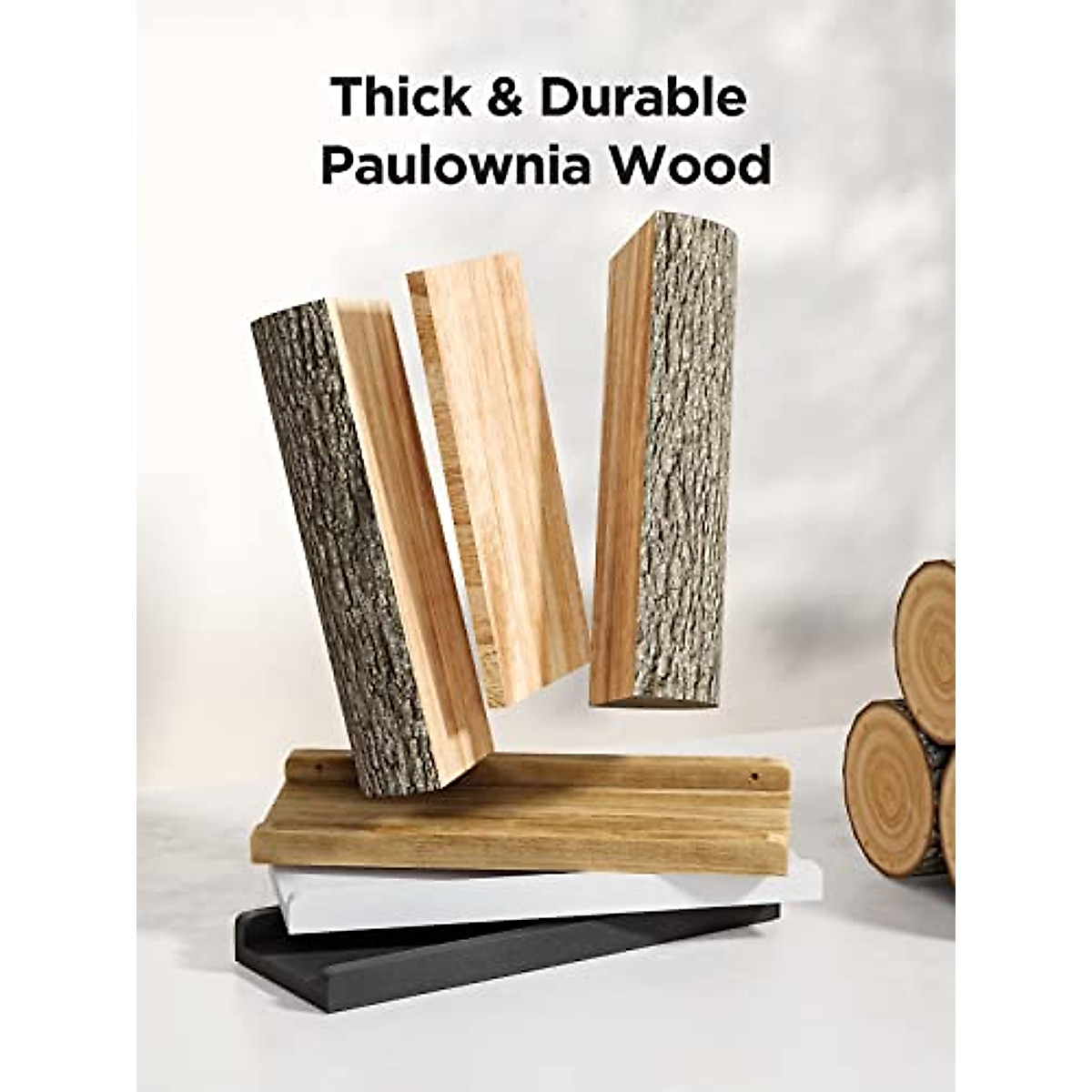 AMADA HOMEFURNISHING 2 Pack Floating Shelves and U-Shaped Floating Shelves