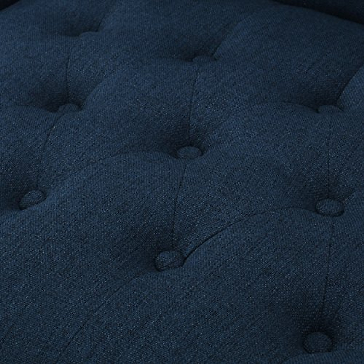 Christopher Knight Home Toddman High-Back Fabric Club Chair, Dark Blue 33.75D x 27.25W x 38.5H in