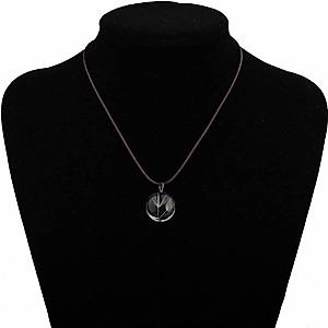 Real Dandelion Dandelion Necklace Real Dandelion Seed, Wish Necklace Nature Jewelery Good Luck Charm