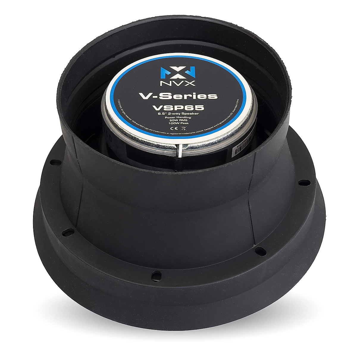 NVX XBAF65 2 Piece 6.5" or 6.75" Weatherproof Silicone Rubber Speaker Baffle Kit