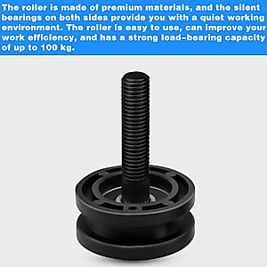 3Pcs Tile Saw Roller Assembly 305784005 305784001, Table Saw Parts Replacement Parts for Ryobi, Replacement Part Compatible with Ridgid DT180EVO for Ridgid 7" Tile Saw Roller R4030, R4031, R4030S