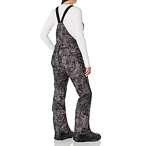 Volcom Women's Swift Bib Overall Snowpant, Acid Black, X-Small