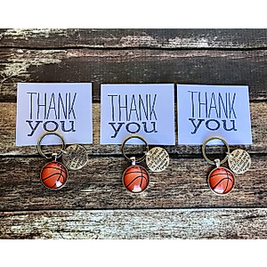 Harper Olivia PACK OF 3 Basketball Coach Appreciation KeyChain with Gift Packaging for your Coach gifts for Basketball coach multipack team gift! Great for multiple coaches for basketball player